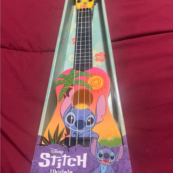 Disney | Toys | New Lilo Stitch Ukulele 4 String Guitar For Kids ...